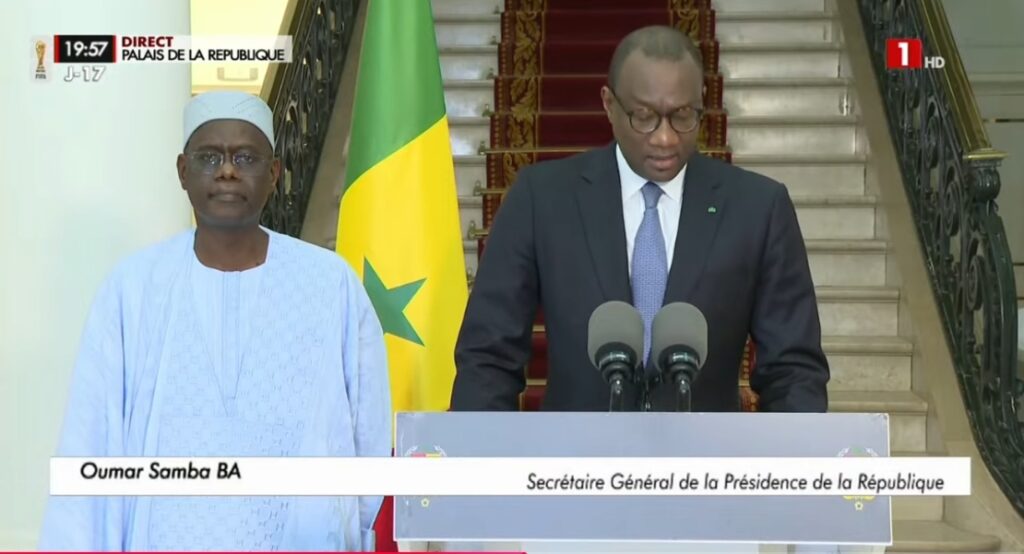 Sénégal : voici la liste complète des membres du nouveau Gouvernement ...